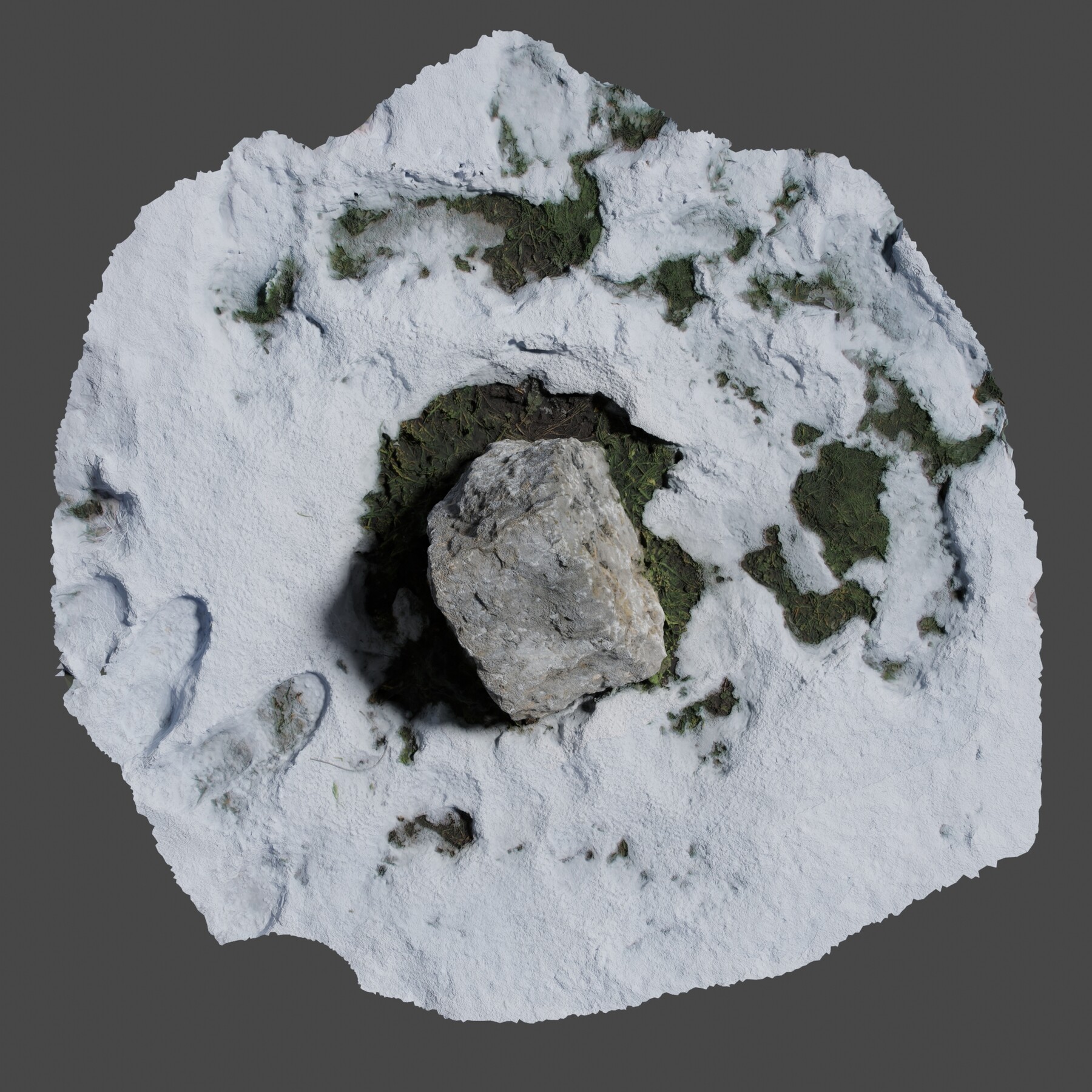 ArtStation - Stone In Snow - Photoscan | Resources