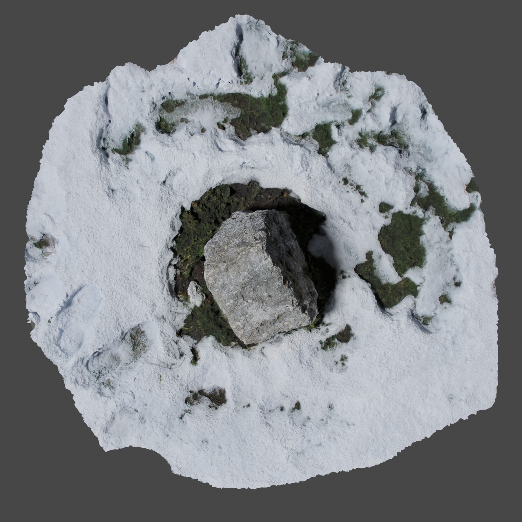 ArtStation - Stone In Snow - Photoscan | Resources