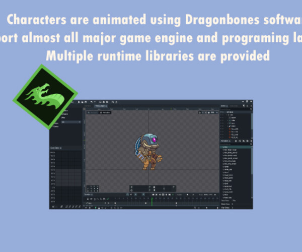 ArtStation - 2D Robot Game Character Sprite sheet | Game Assets