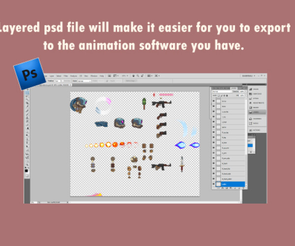 ArtStation - 2D Robot Game Character Sprite sheet | Game Assets