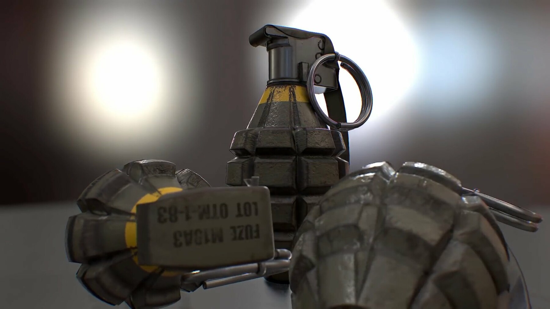 ArtStation - Hand Grenade MK2 3D Model | Resources