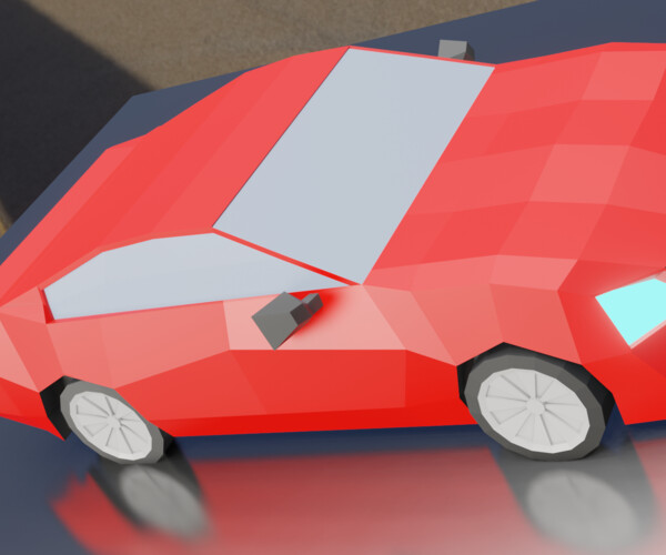 ArtStation - Low Poly Simple Car | Resources
