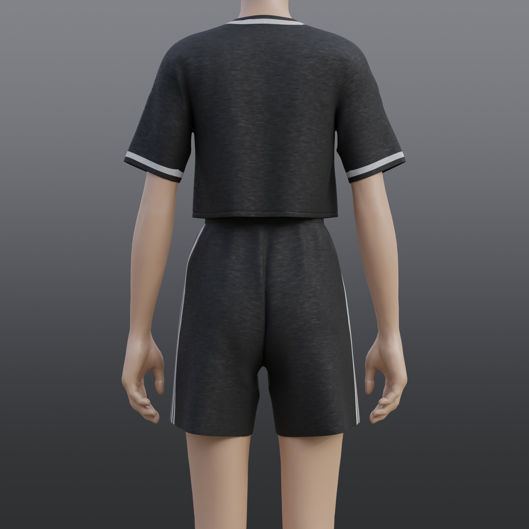 ArtStation - Sport Set T-Shirt and Shorts Tracksuit - 2 Pieces Outfit ...