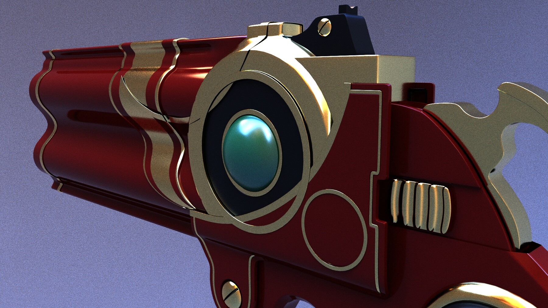 ArtStation - Bayonetta Gun lowpoly model | Game Assets
