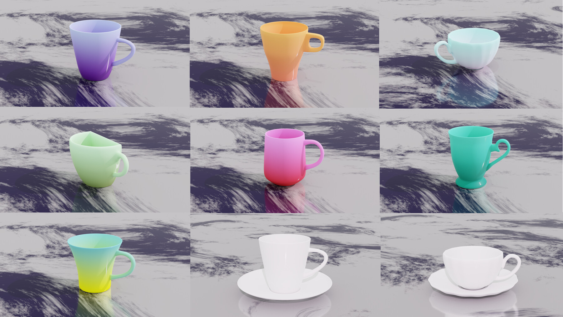 ArtStation - Cups collection | Resources