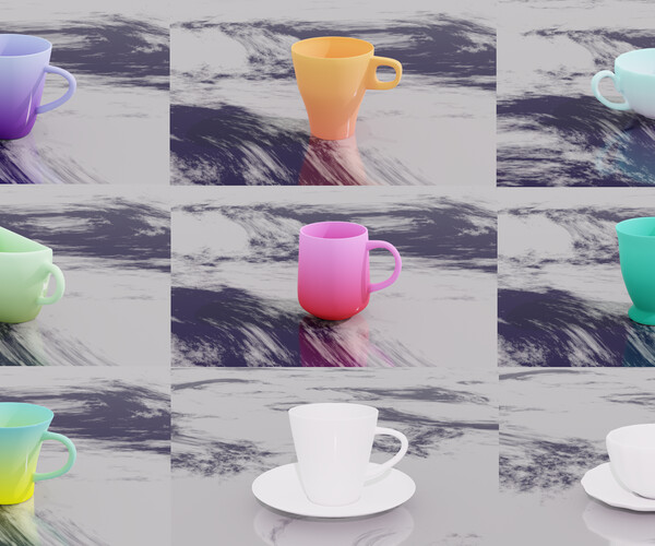 ArtStation - Cups collection | Resources
