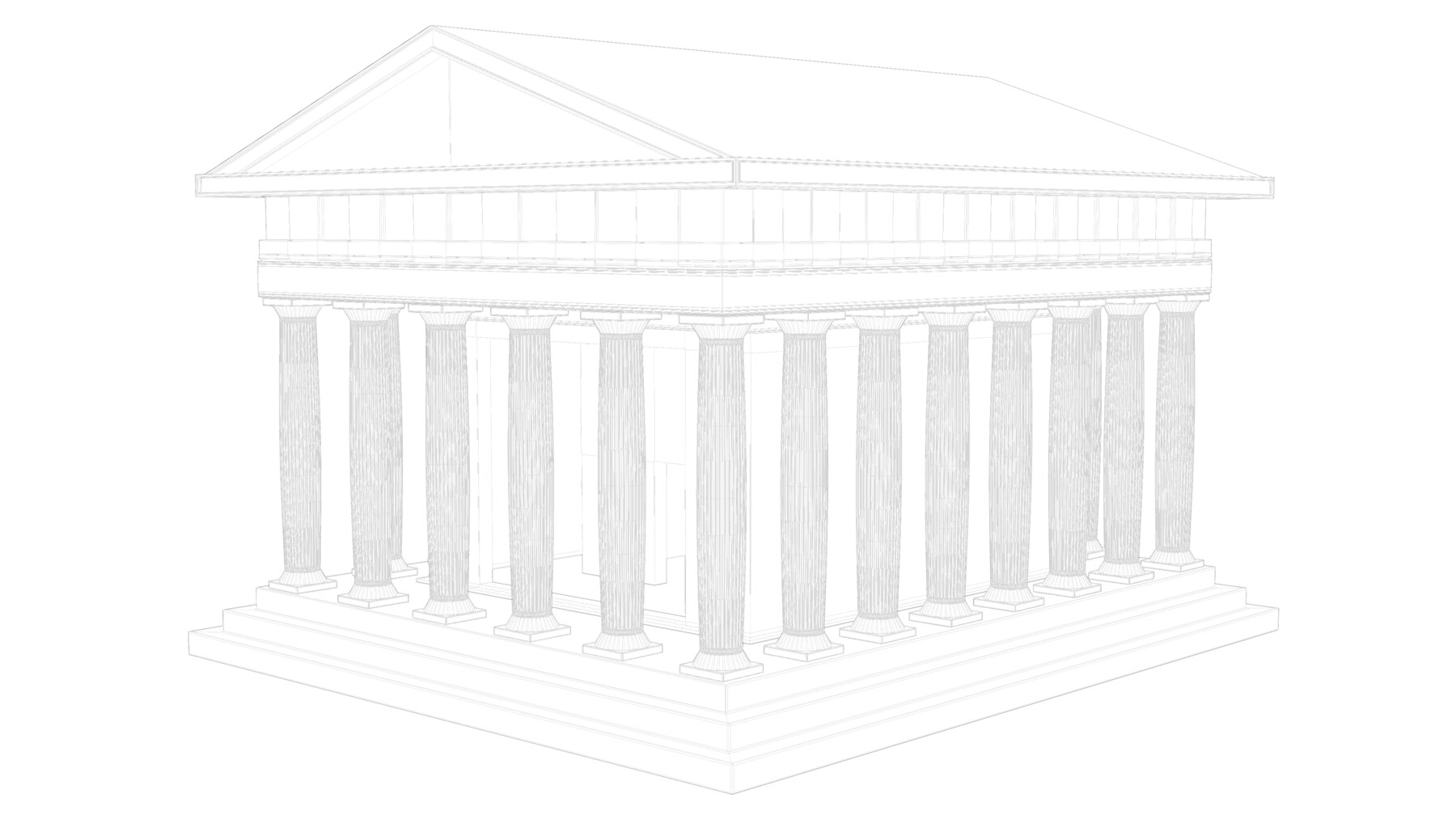 ArtStation - Greek Temple 3D model | Resources