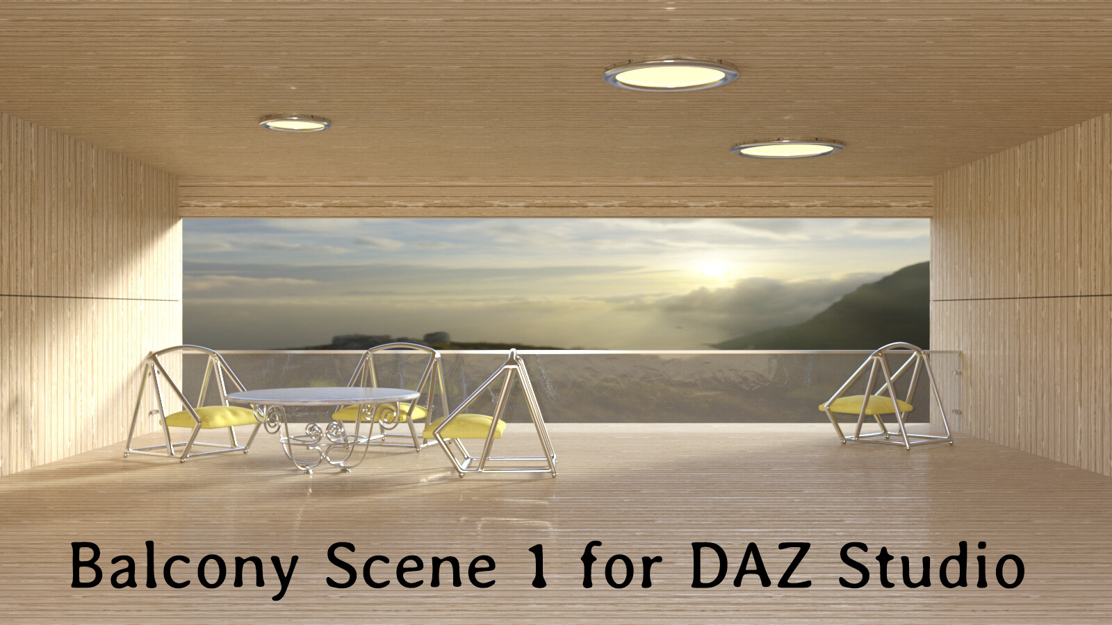 ArtStation - Balcony Scene 1 | Resources