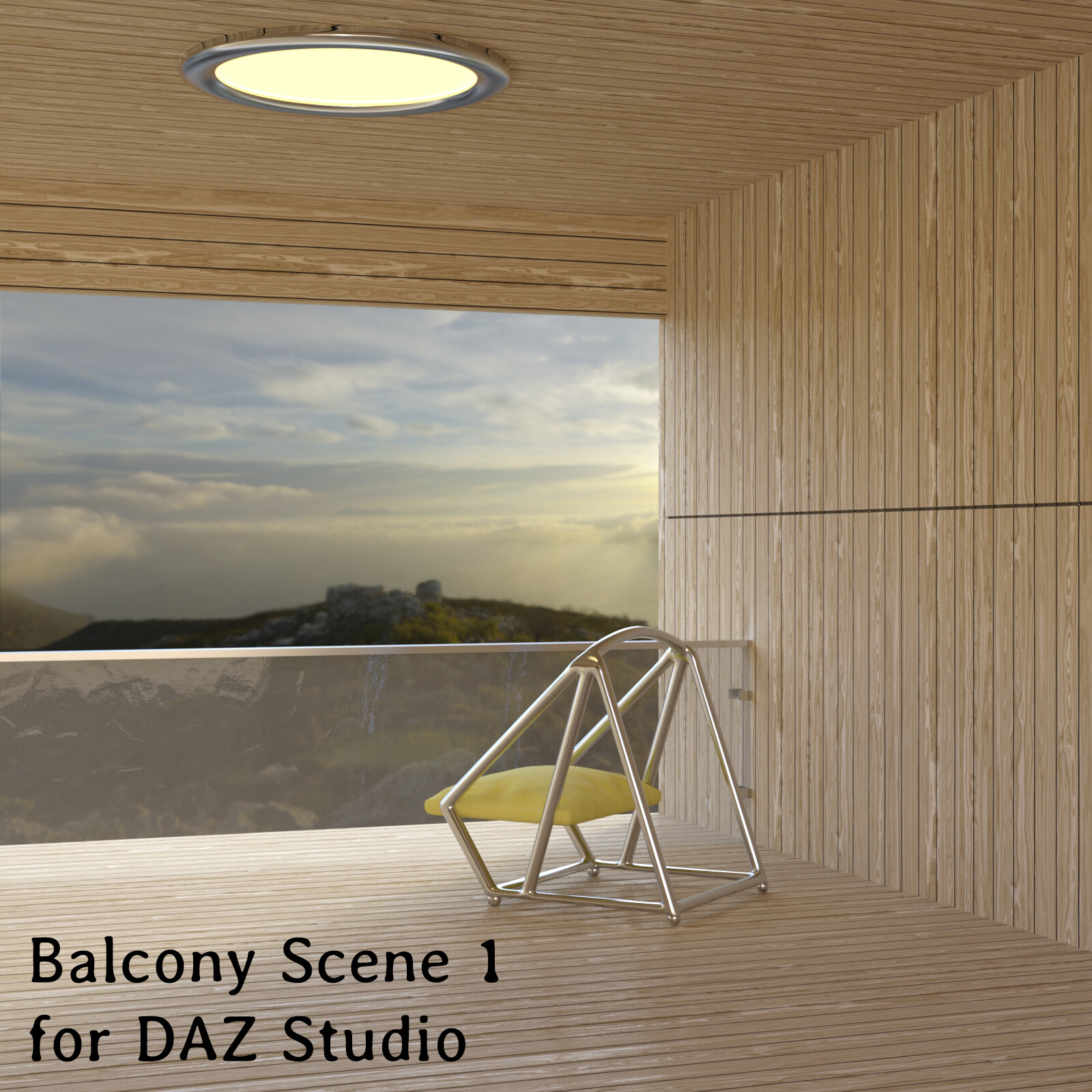 ArtStation - Balcony Scene 1 | Resources