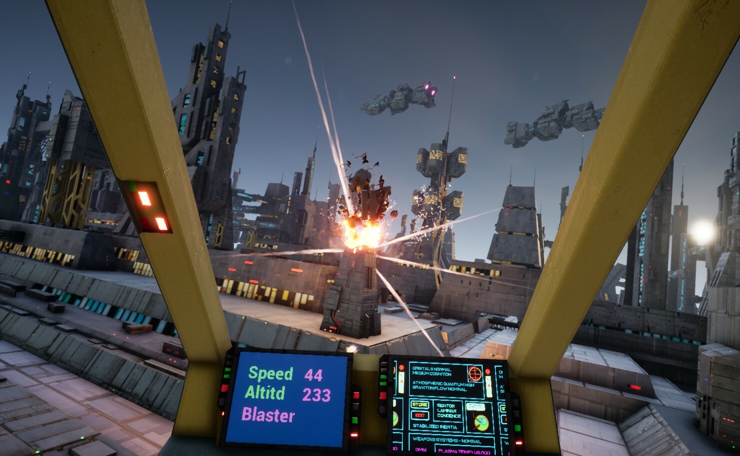 ArtStation - Amazing Sci-Fi Environment and Flying UE4 | Game Assets