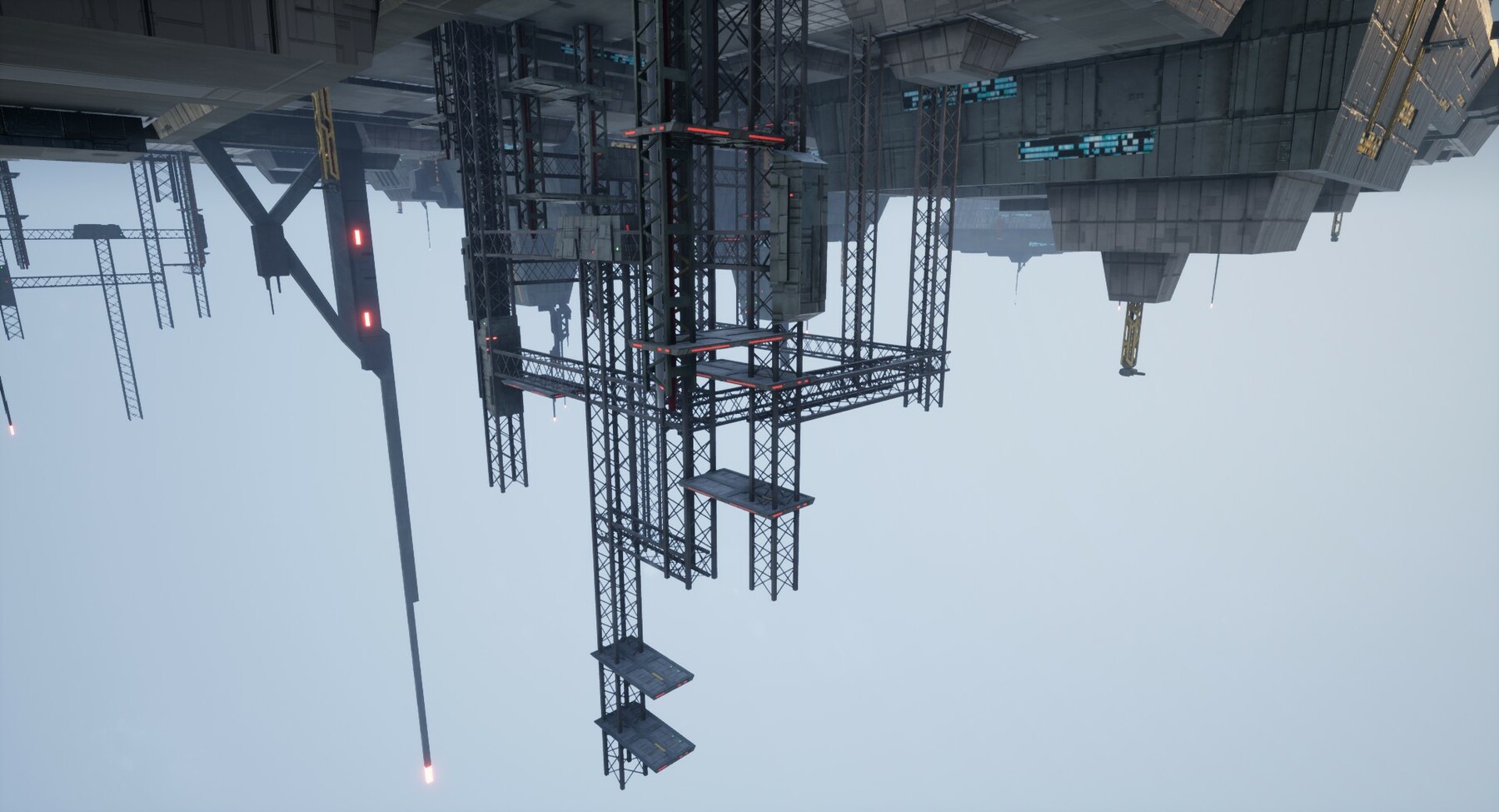 ArtStation - Amazing Sci-Fi Environment and Flying UE4 | Game Assets