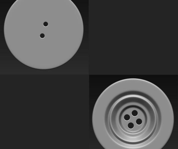 ArtStation - Buttons Collection IMM Brush Pack (30 in One) | Brushes