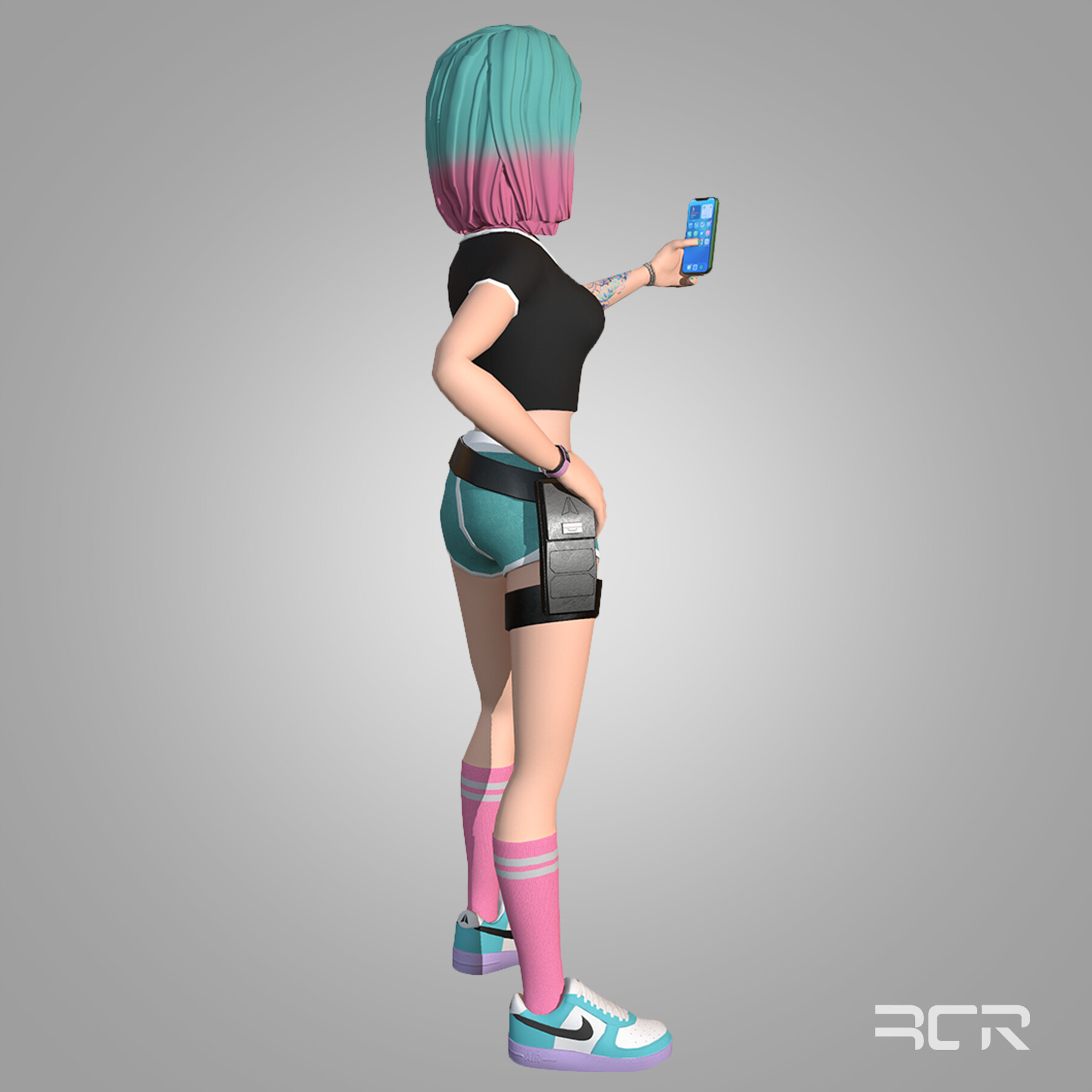 ArtStation - Stylized Girl - Low Poly Character - Game Ready Low-poly ...