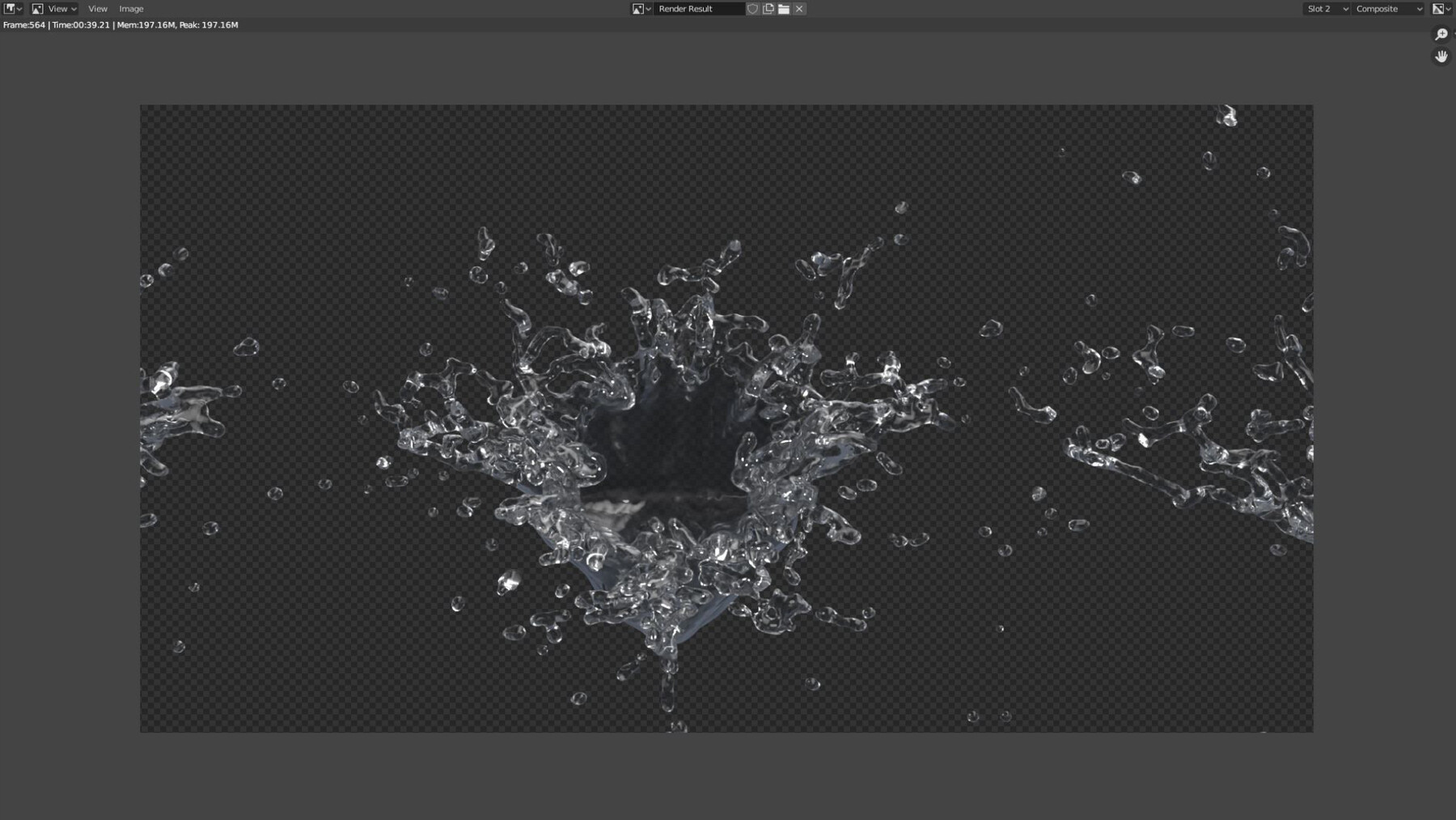 ArtStation - Water Splash 3D Model | Resources