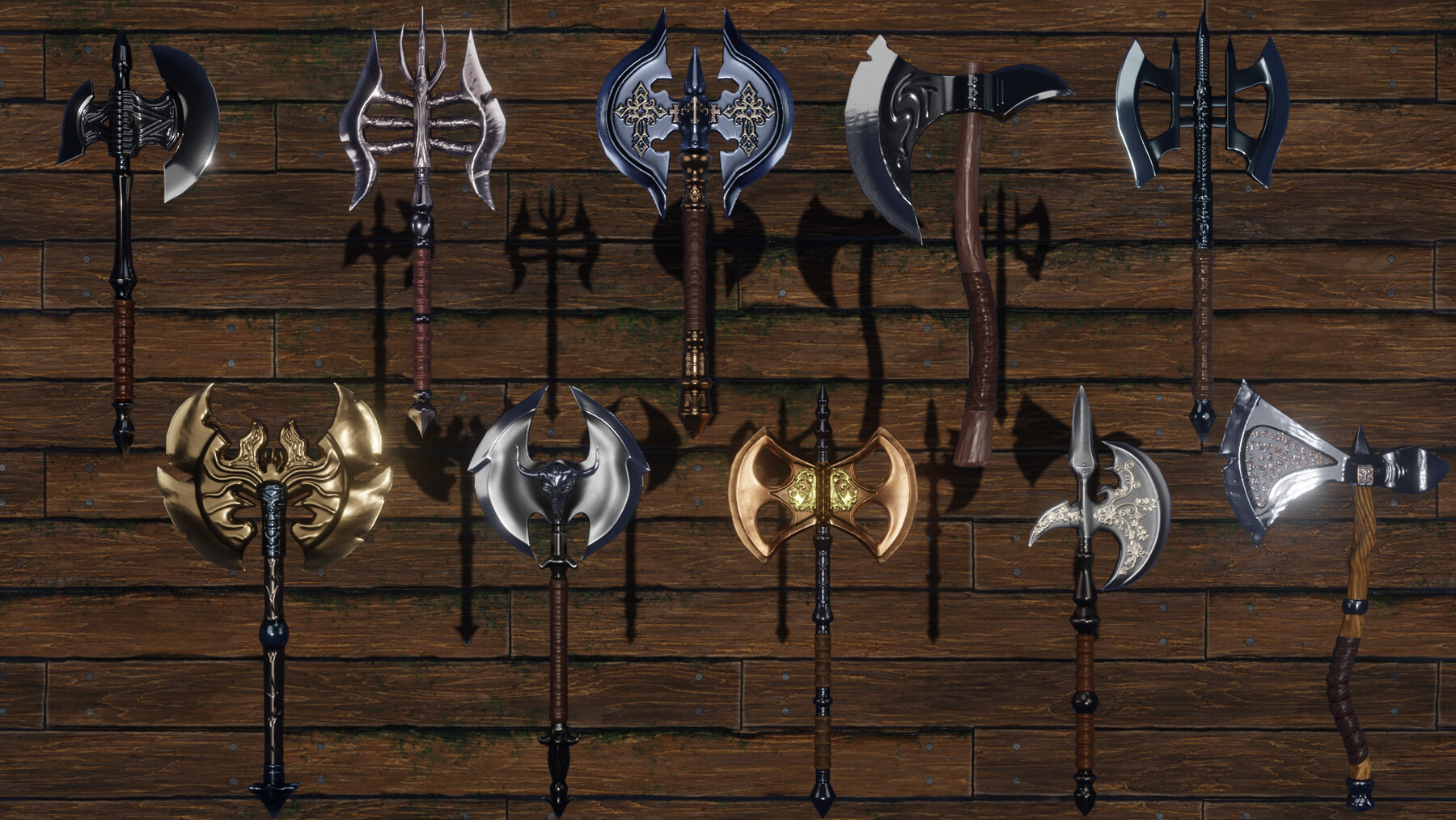 ArtStation - Axe Pack01 ! | Game Assets