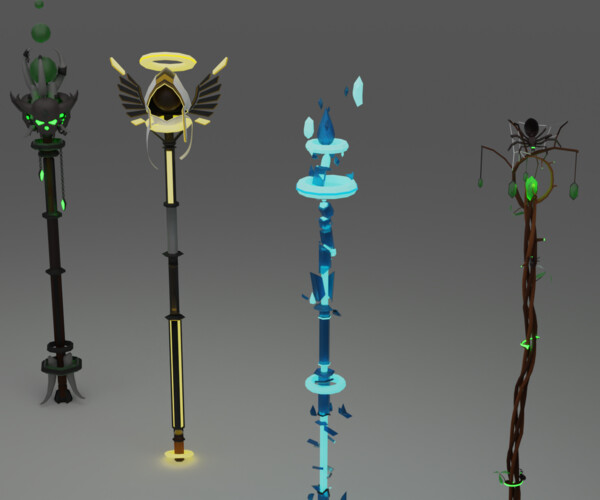 ArtStation - Staves for your project. | Game Assets