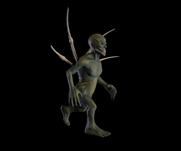 ArtStation - Alien Sorcerer | Game Assets