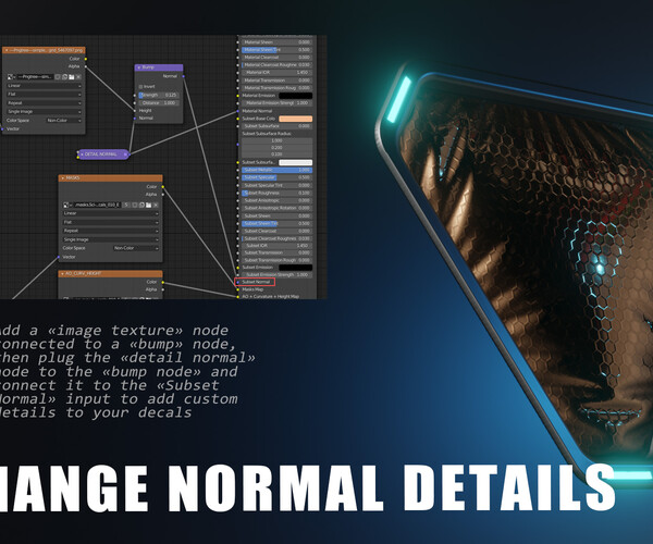 ArtStation - Scifi space mylar decals pack | Resources