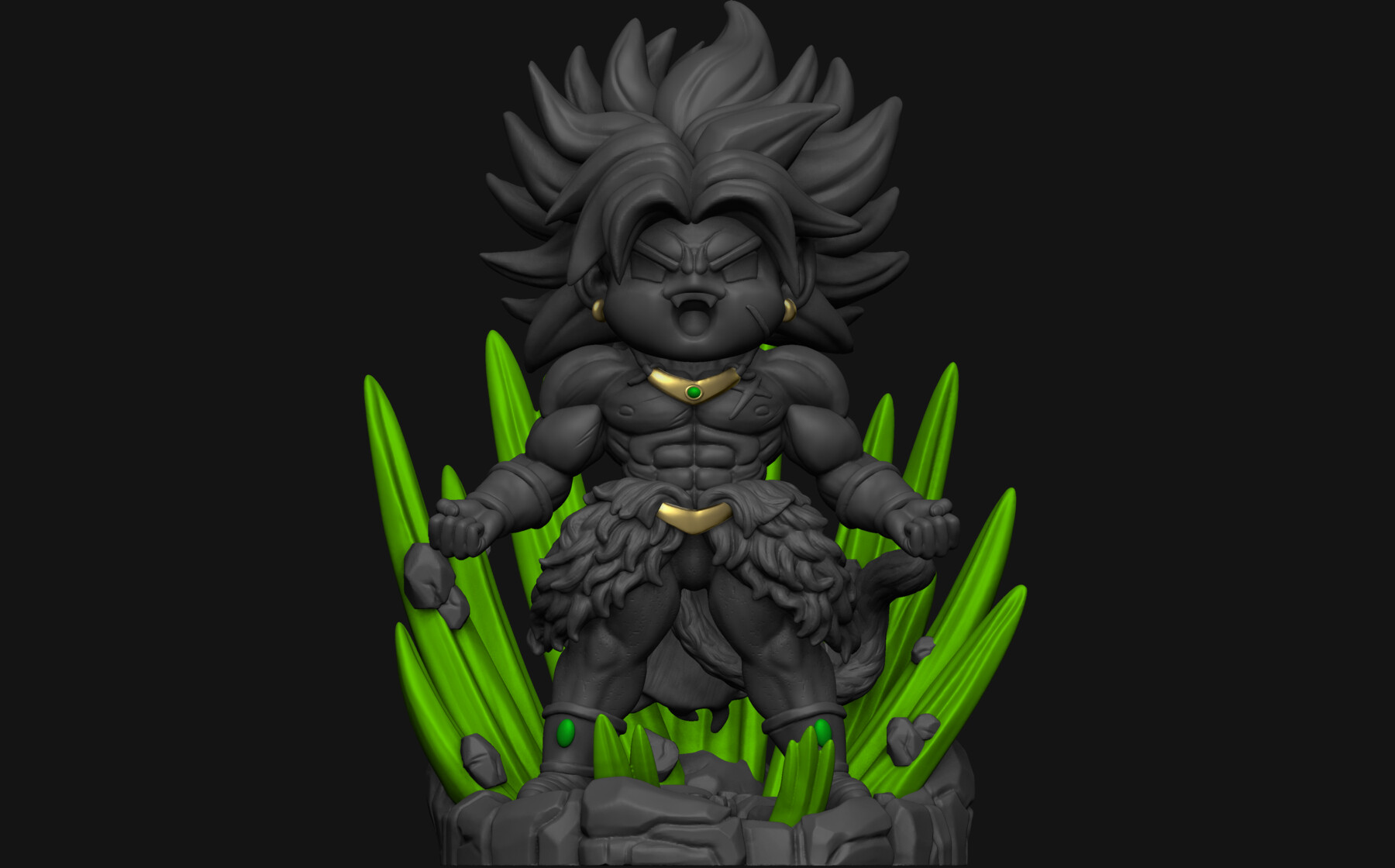 ArtStation - BROLY chibi 3d model | Resources