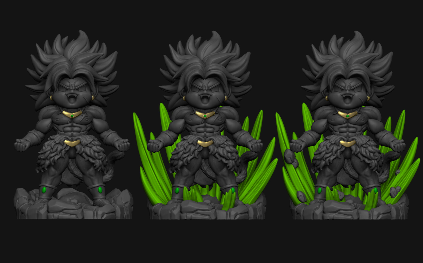 ArtStation - BROLY chibi 3d model | Resources