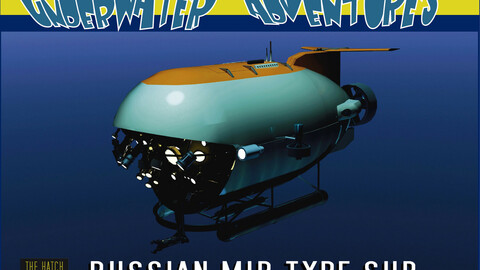 ArtStation - MIR sub 3D model | Resources