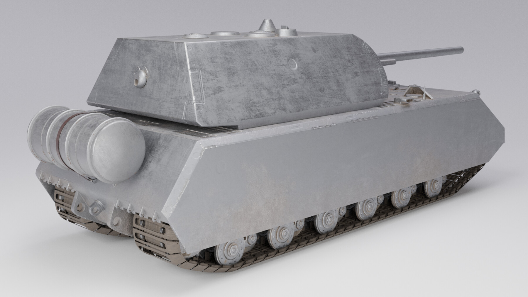 ArtStation - Maus Tank - Game-Ready - RIGGED - LOW-POLY - Low-poly 3D ...