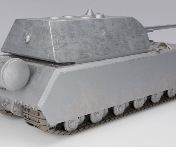 ArtStation - Maus Tank - Game-Ready - RIGGED - LOW-POLY - Low-poly 3D ...