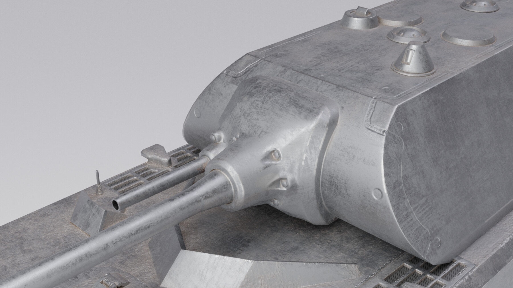 ArtStation - Maus Tank - Game-Ready - RIGGED - LOW-POLY - Low-poly 3D ...