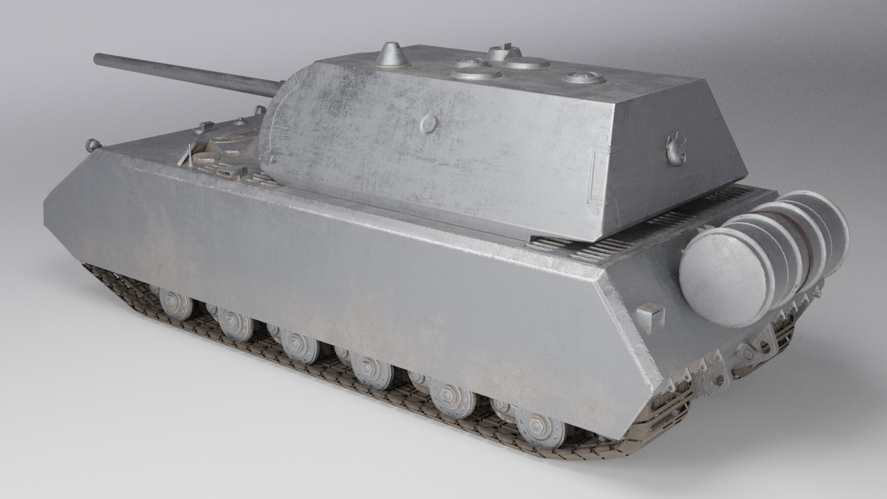 ArtStation - Maus Tank - Game-Ready - RIGGED - LOW-POLY - Low-poly 3D ...
