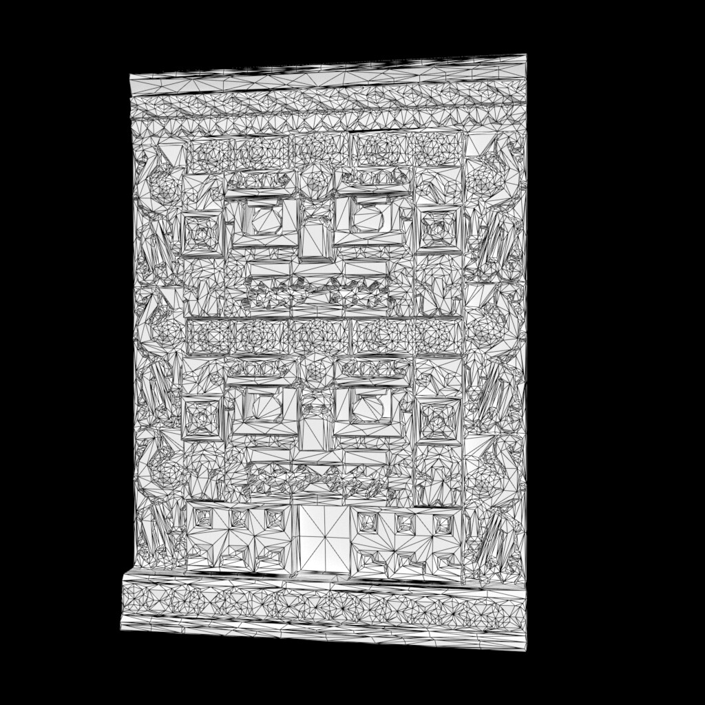 ArtStation - Low poly Mayan Inca Aztec Wall Modular Pack Mossy 210616 ...