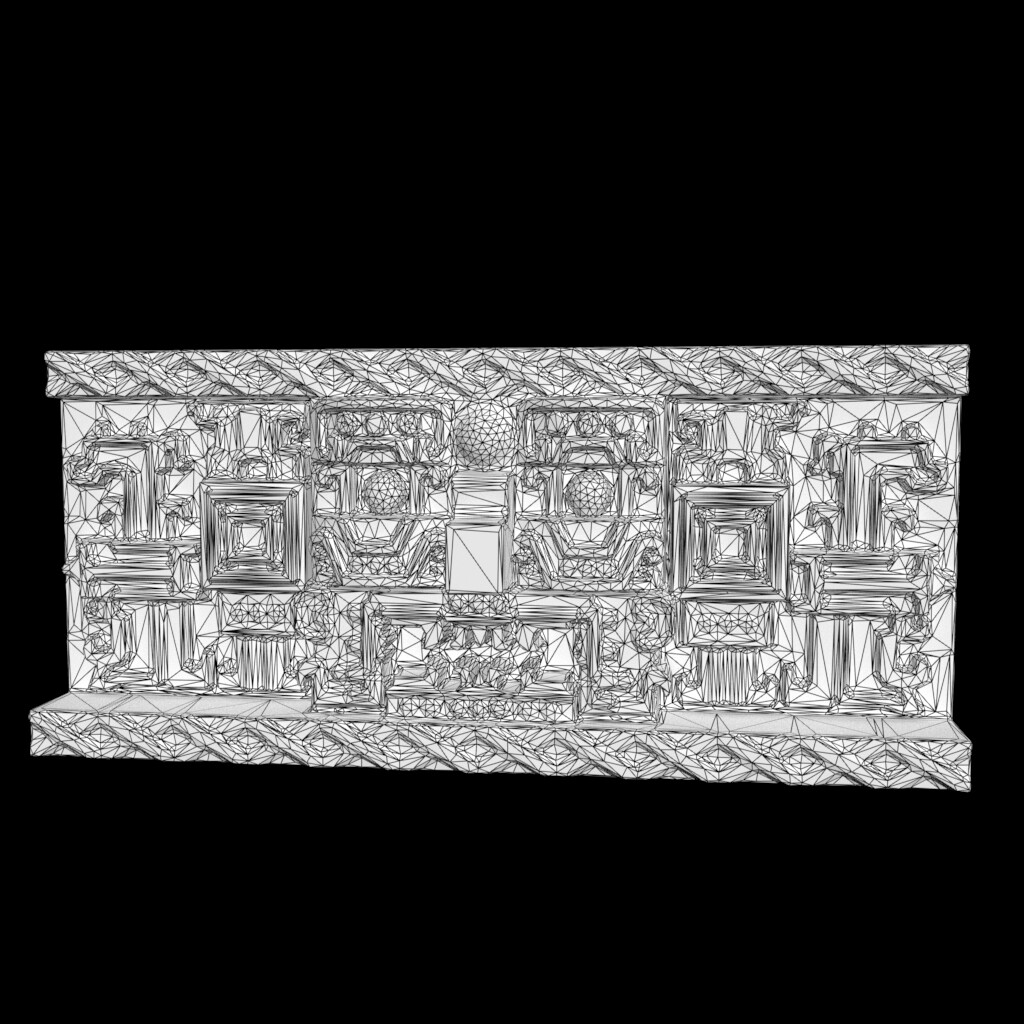 ArtStation - Low poly Mayan Inca Aztec Wall Modular Pack Mossy 210616 ...
