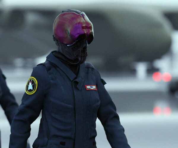 ArtStation - Cyberpunk Pilot scene (blend file) | Resources