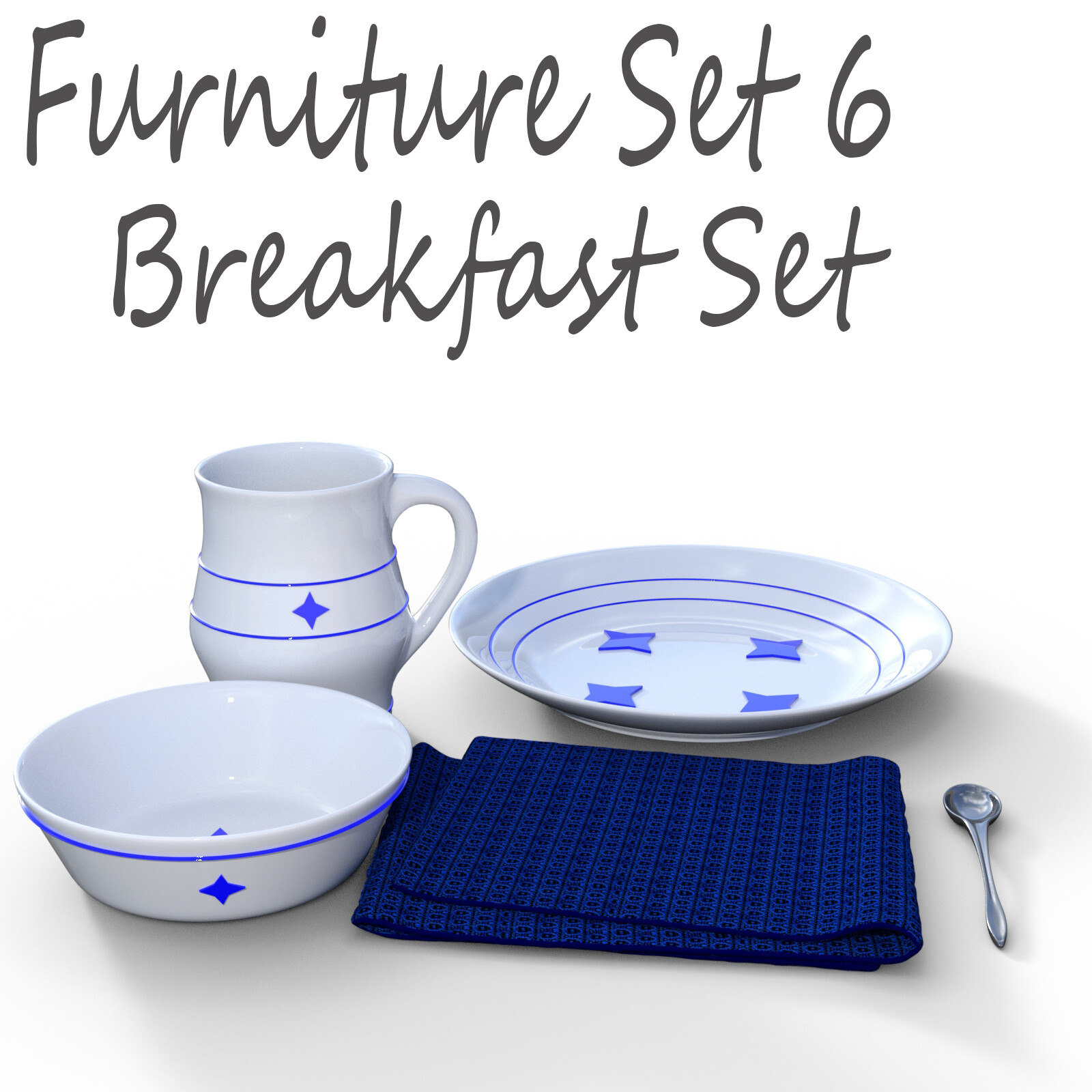 ArtStation - Furniture Set 6 for DAZ Studio | Resources
