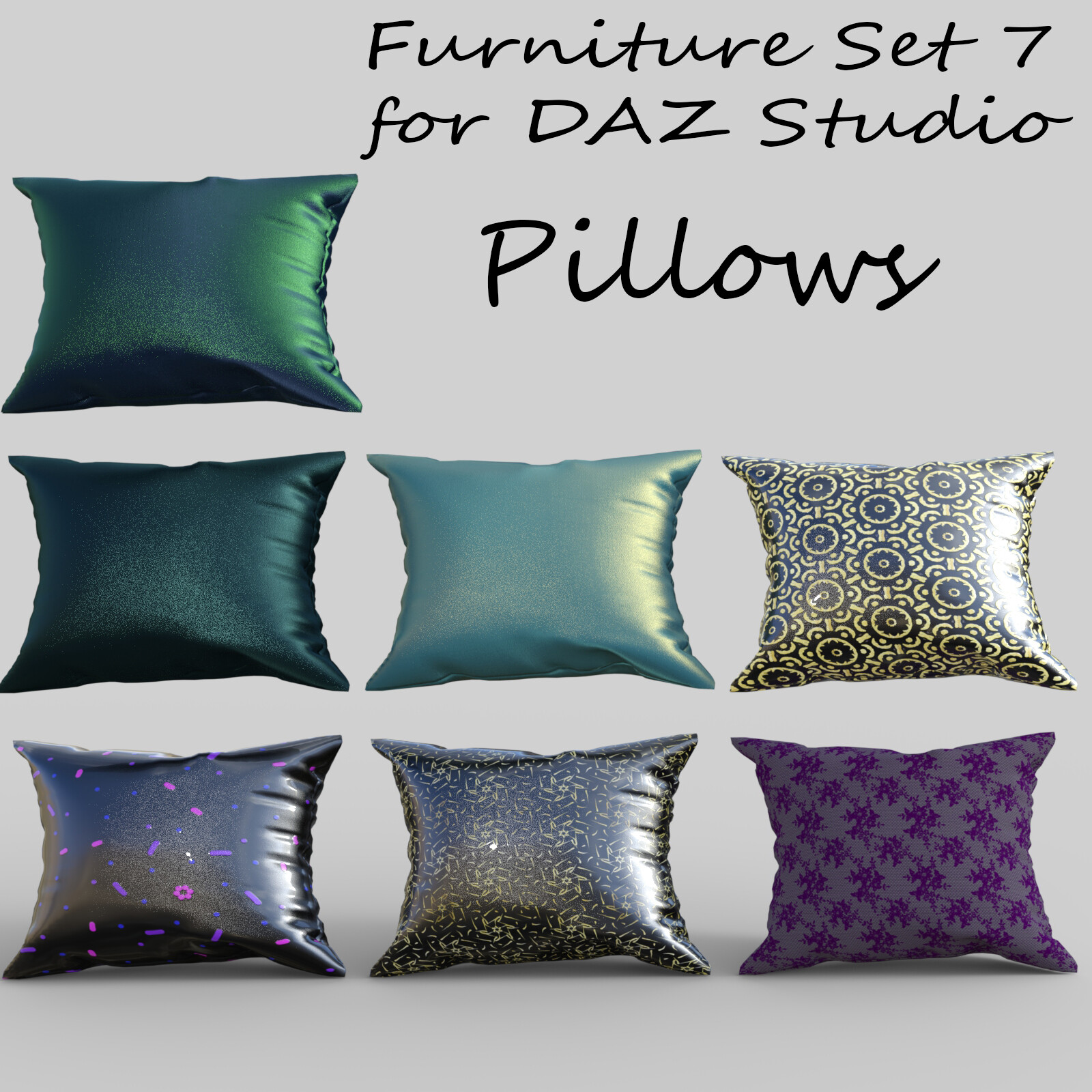 ArtStation - Furniture Set 7 for DAZ Studio | Resources