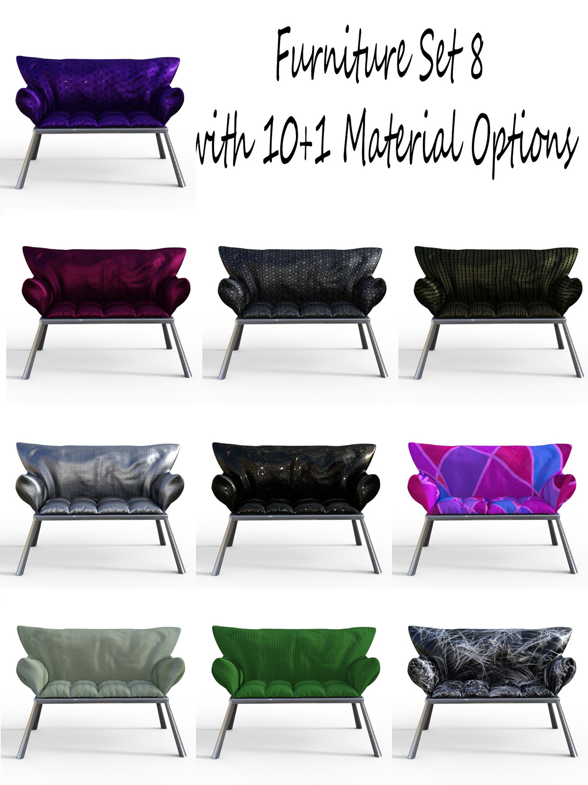 ArtStation - Furniture Set 8 for DAZ Studio | Resources