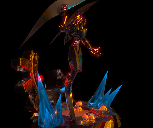 ArtStation - Term 13 - Dark Machine Vinleng | Resources