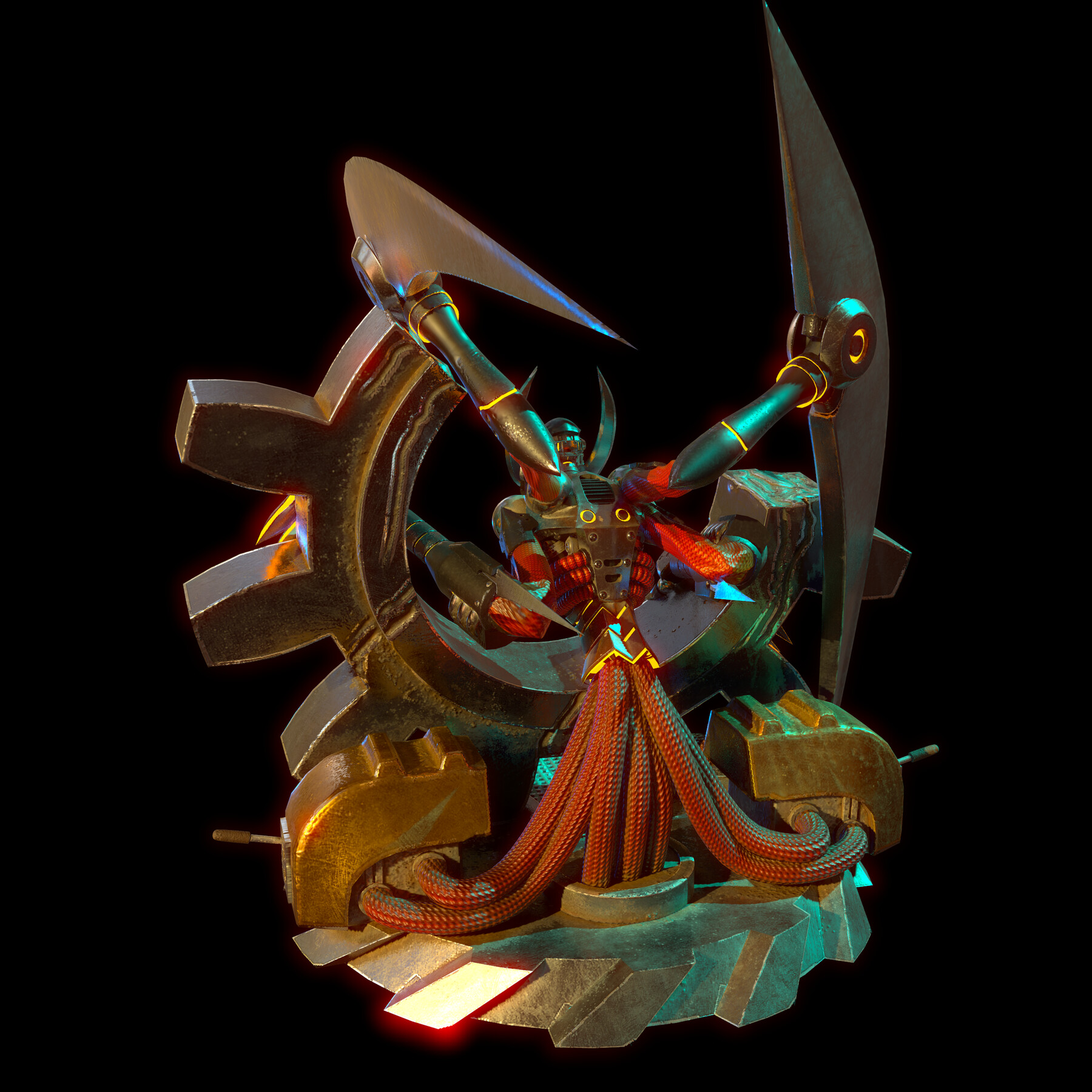 ArtStation - Term 13 - Dark Machine Vinleng | Resources