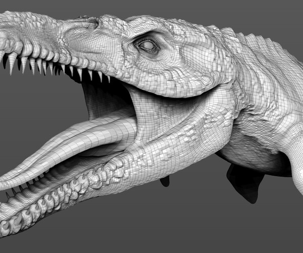 ArtStation - Predator X - Pliosaurus Funkei Sea Monster Series 2 Sculpt ...