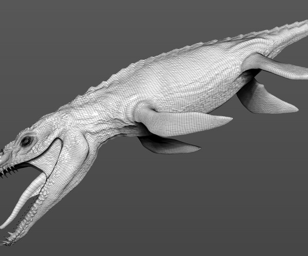 ArtStation - Predator X - Pliosaurus Funkei Sea Monster Series 2 Sculpt ...