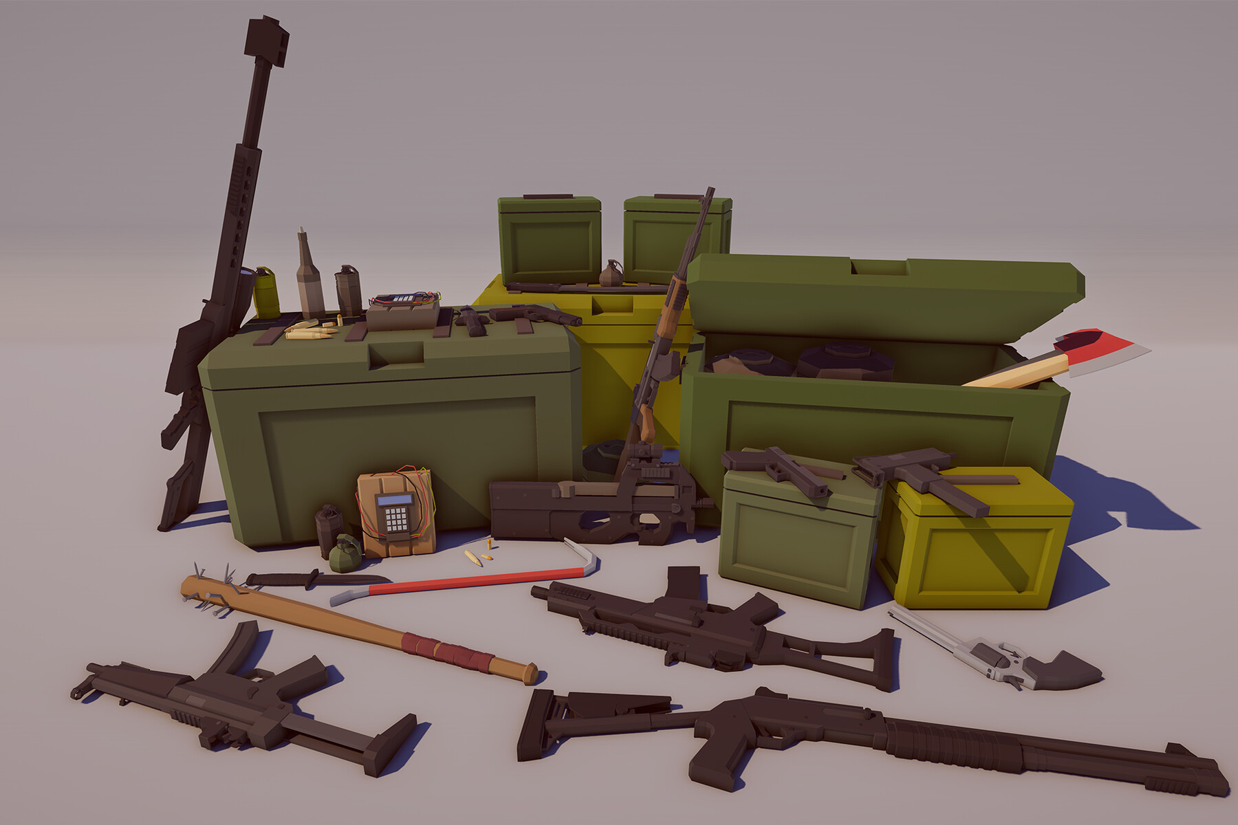 ArtStation - Low Poly Asset Bundle - 3D Pack for Unity and Unreal ...