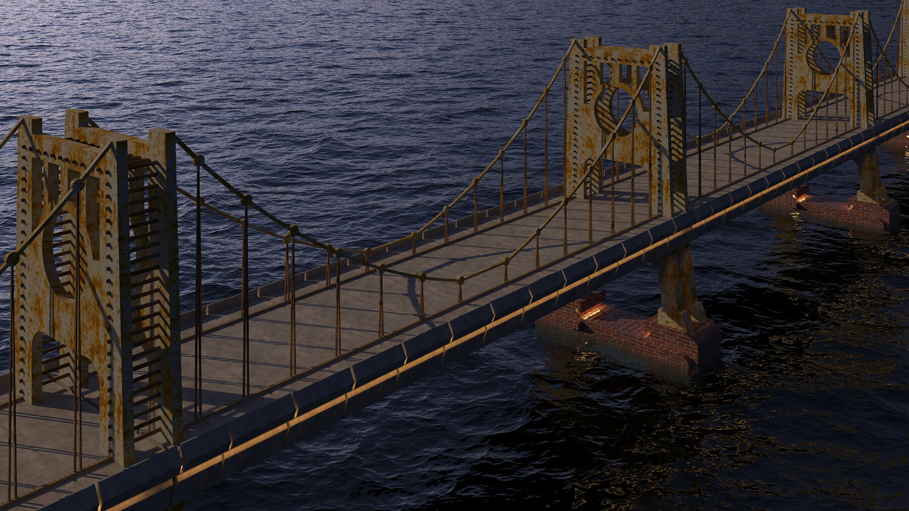 ArtStation - Bridge Battle Animation ready to render | Resources