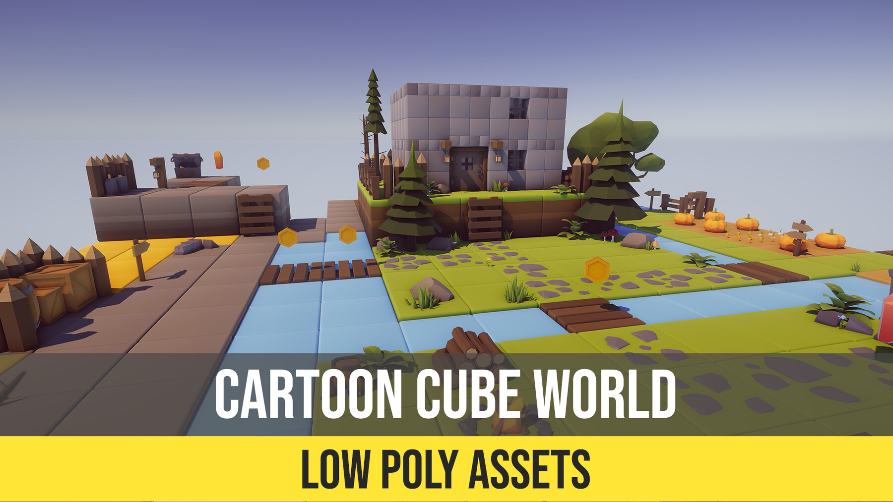 JustCreate - Unity & Unreal Engine 3D Assets - Cartoon Cube World ...
