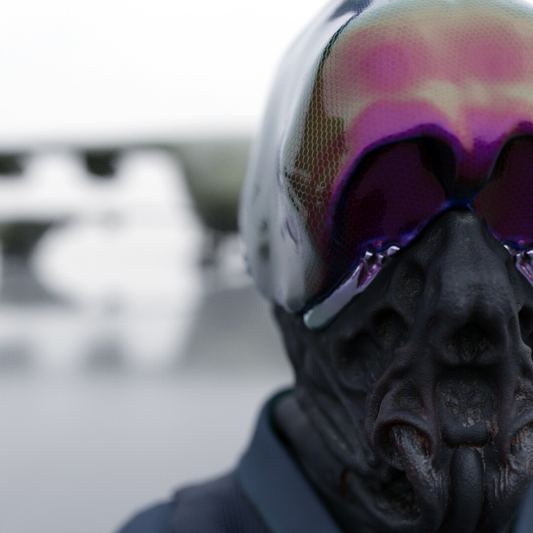 ArtStation - Cyberpunk Pilot scene (blend file) | Resources