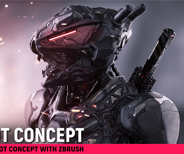 ArtStation - Make a Robot Concept with ZBrush | Tutorials