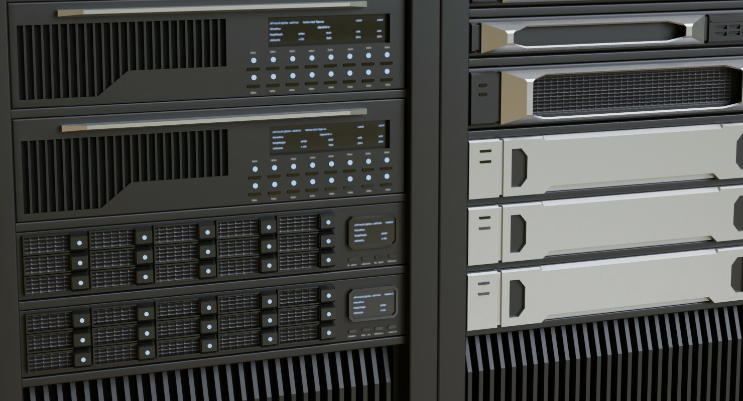 ArtStation - Server 3A | Game Assets