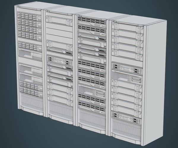 ArtStation - Server 3A | Game Assets