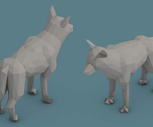 ArtStation - Low Poly Animal Isometric Icon Pack 01 | Game Assets