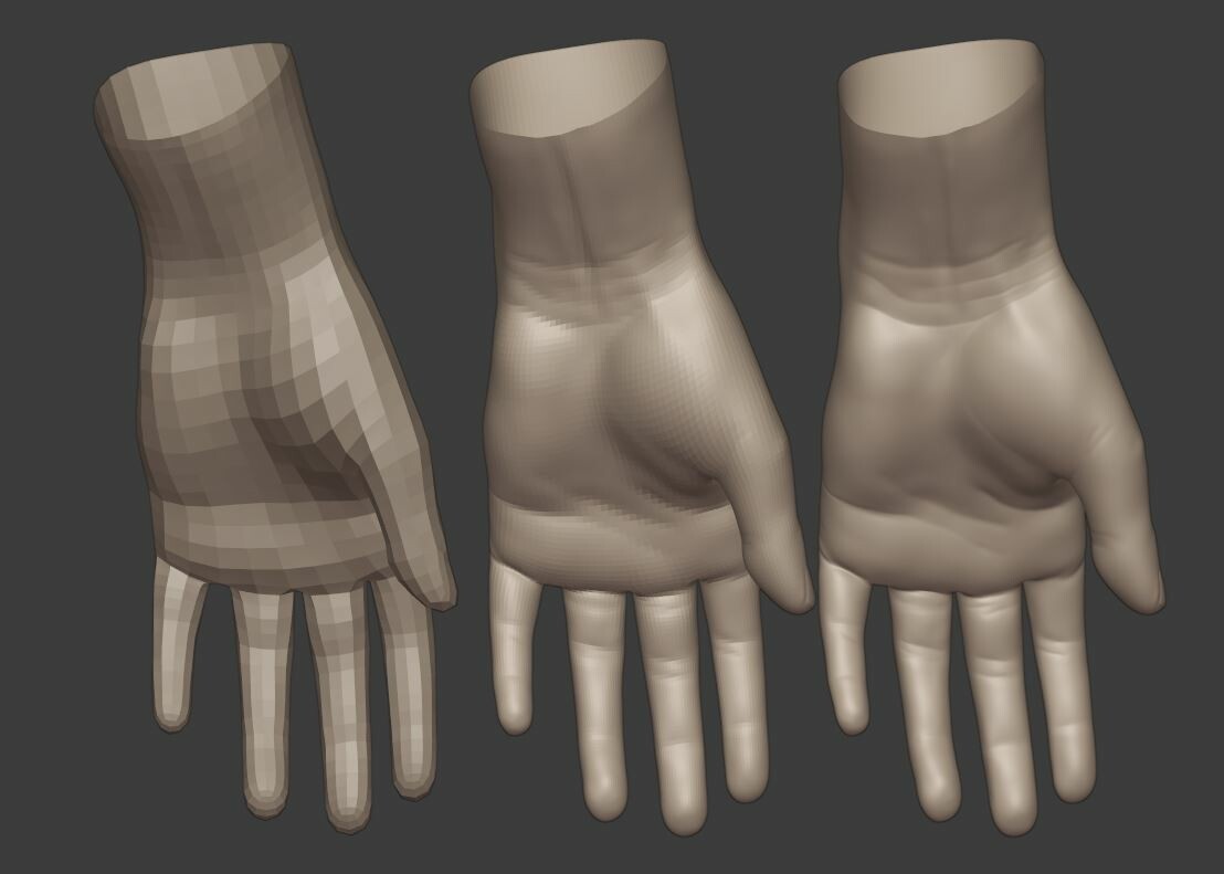 ArtStation - Hand Basemesh | Resources