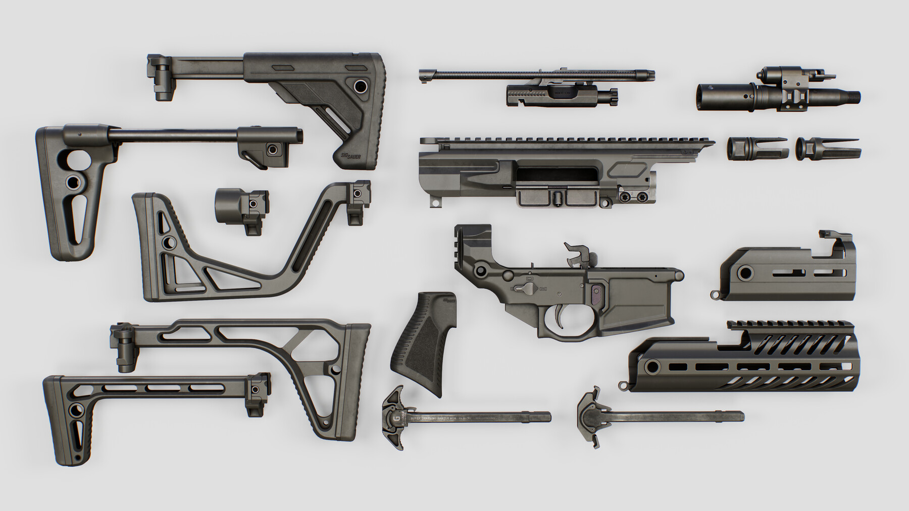 ArtStation - Sig Sauer MCX Rattler PDW Rifle | Game Assets