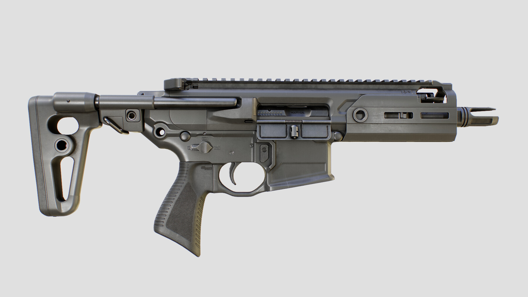 ArtStation - Sig Sauer MCX Rattler PDW Rifle | Game Assets